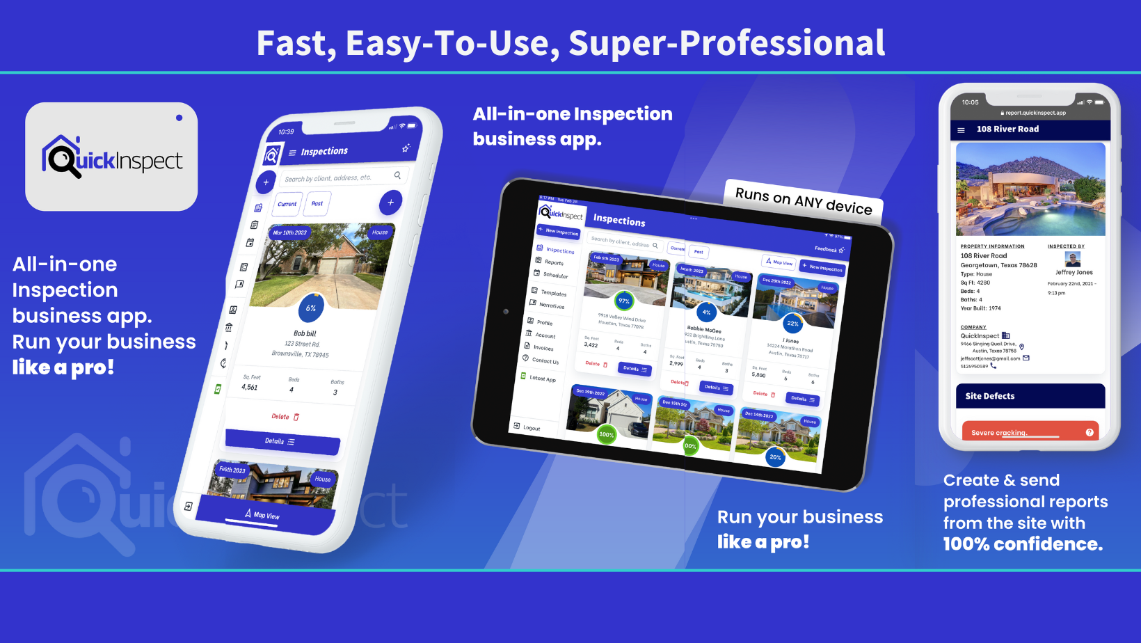 Home Inspection Software - QuickInspect Modern Home Inspection Software